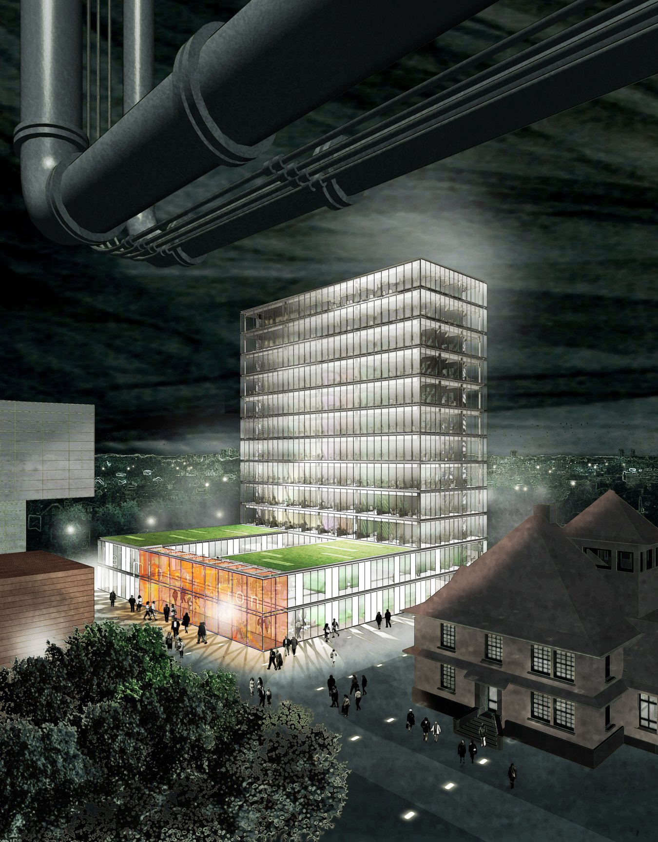 1er bâtiment administratif