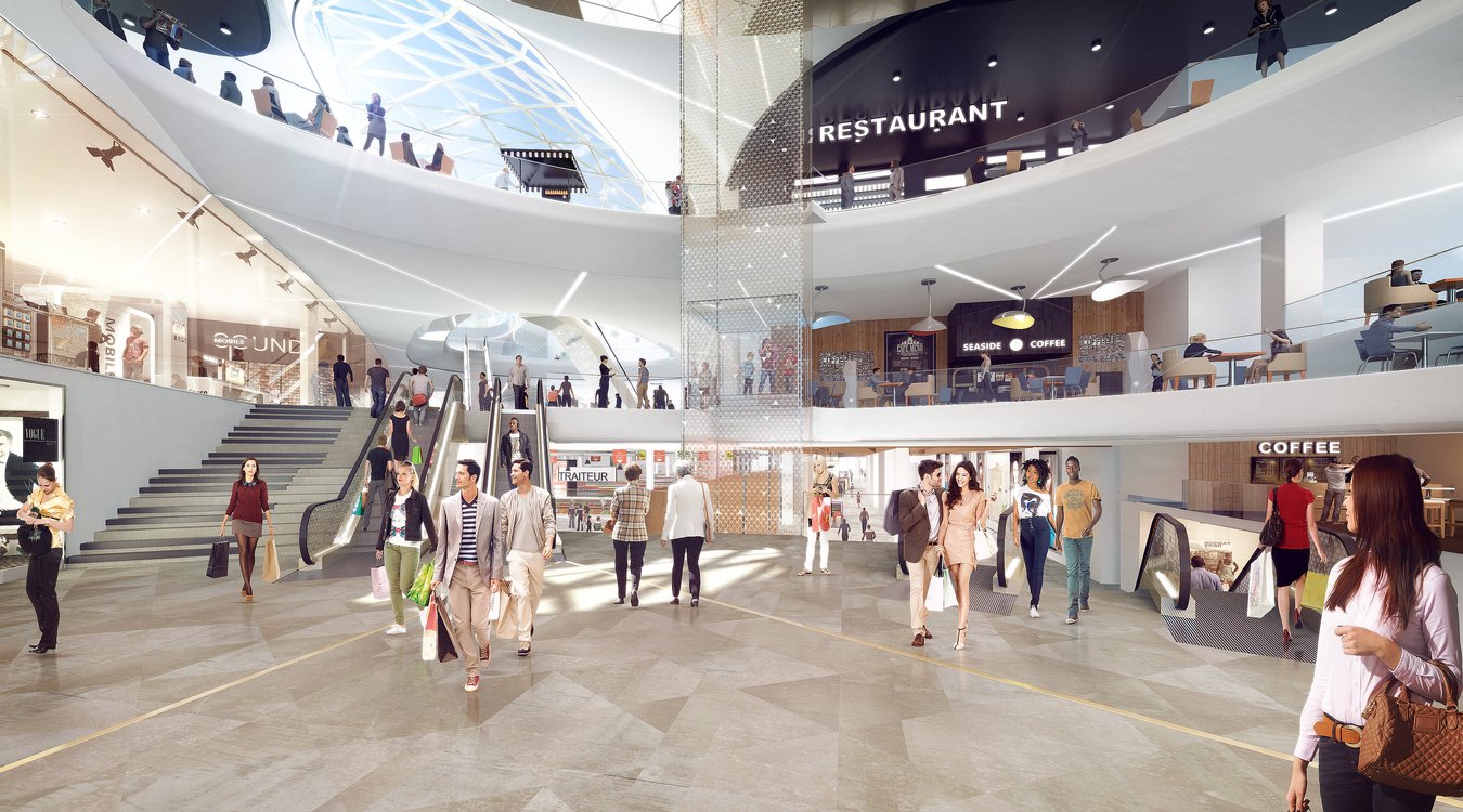 Centre Commercial ‘Auchan’ et Tours de Logements