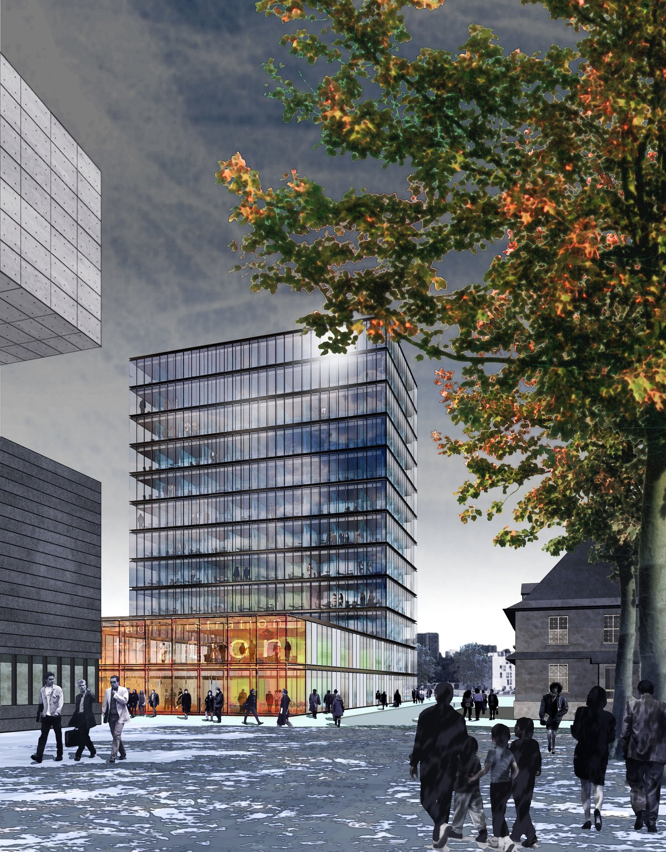 1er bâtiment administratif