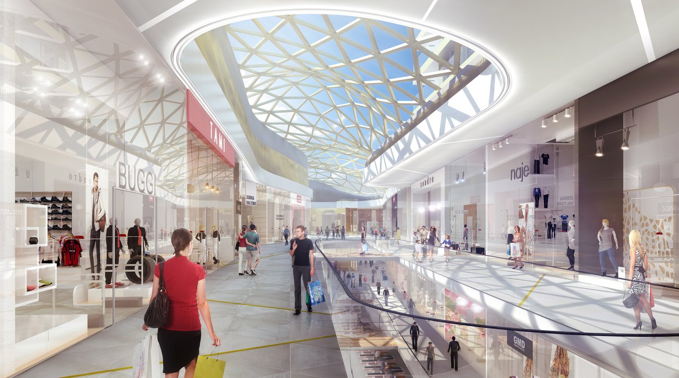 Centre Commercial ‘Auchan’ et Tours de Logements