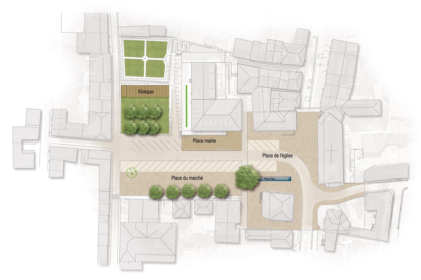 Aménagement de la Place du Marché